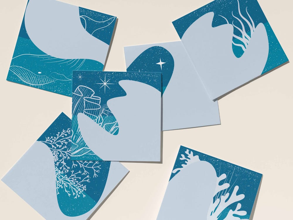 Printable blank affirmation cards, note paper, flash cards