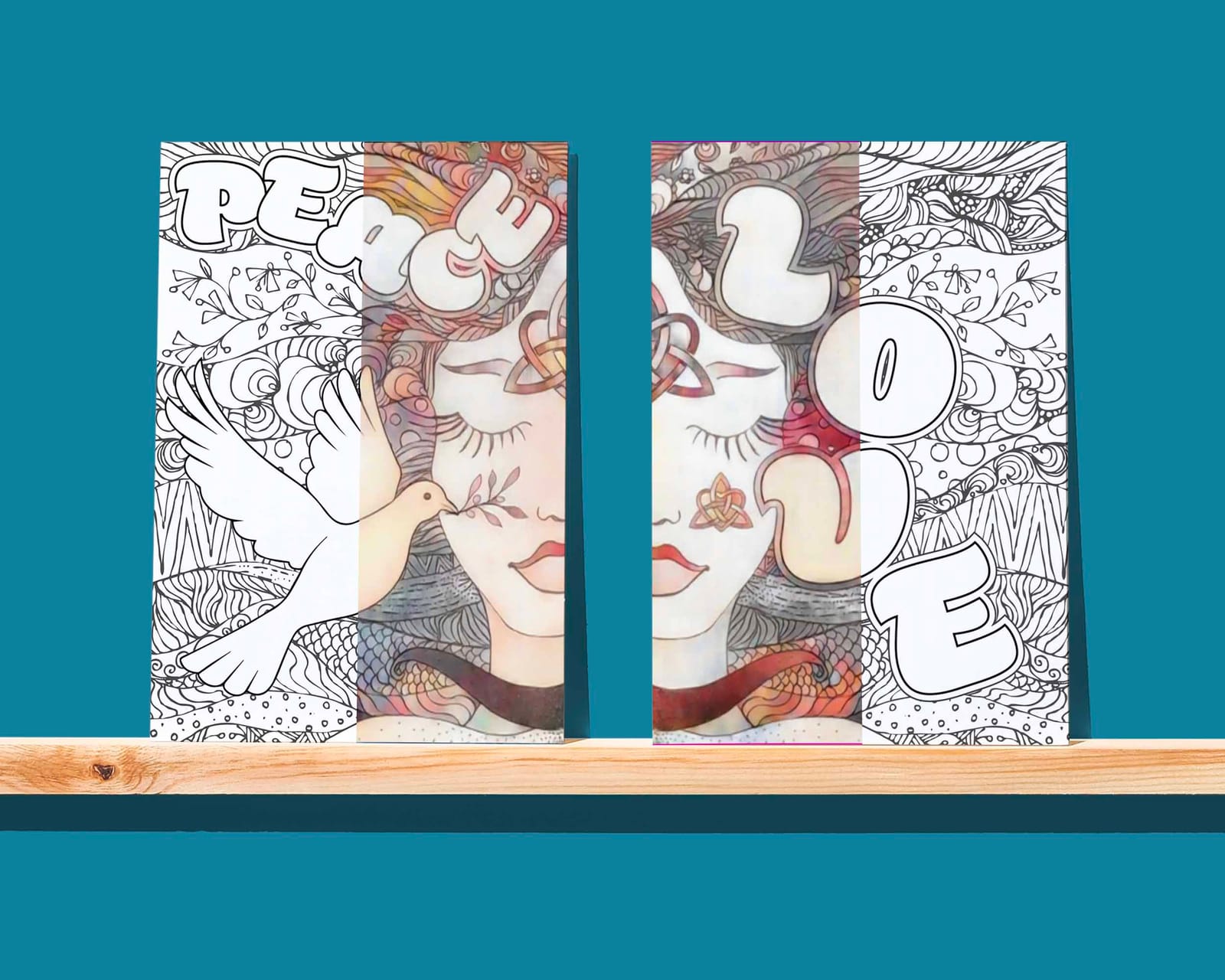 12 spiritual coloring sheets for adults