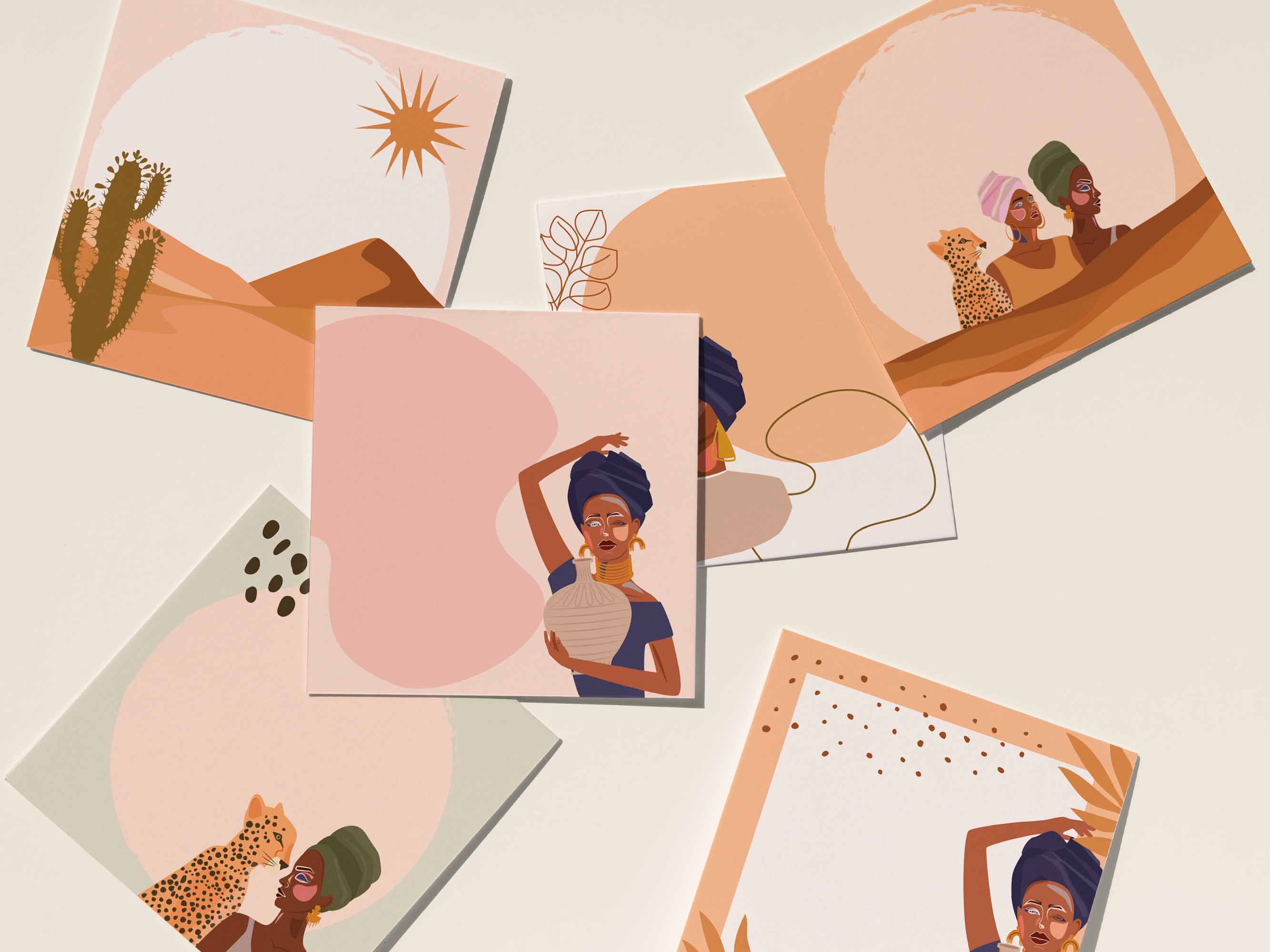 Printable blank affirmation cards, note paper, flash cards